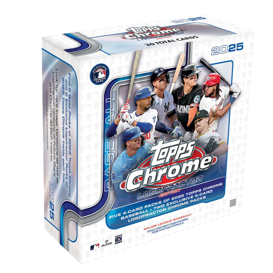 2025 Topps Chrome Baseball - Logofractor Edition Mega Box | Bards & Cards
